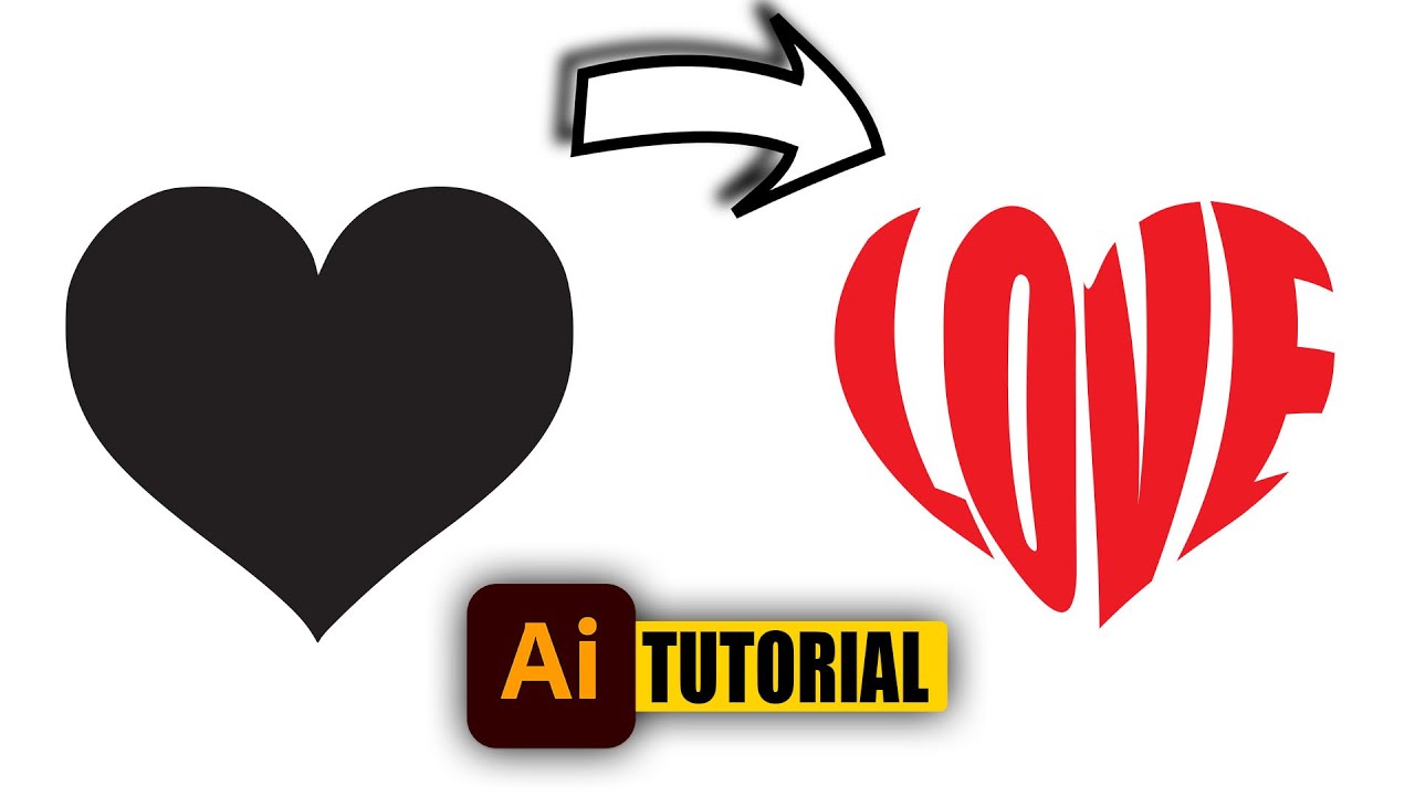 How to create text inside shape in illustrator #creative #easy # ...
