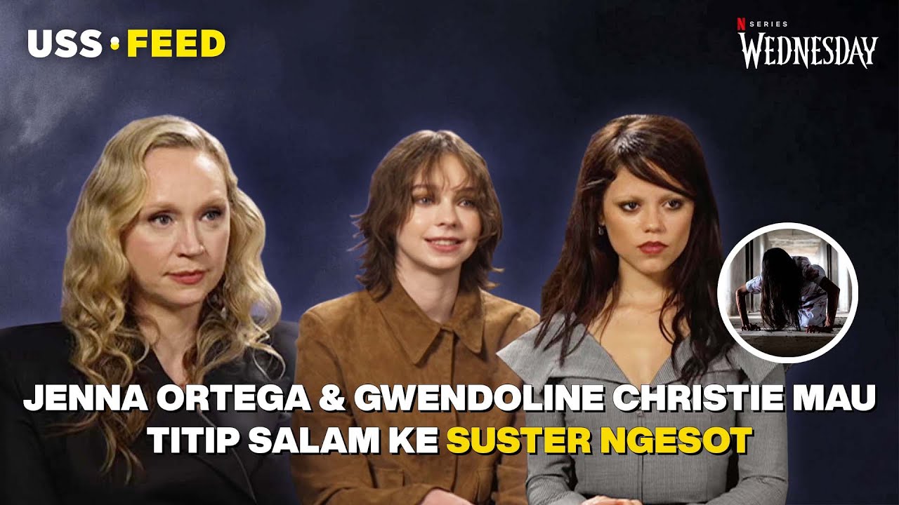 JENNA ORTEGA MAU TITIP SALAM BUAT SUSTER NGESOT | #TheInterview with #wednesday Cast - YouTube