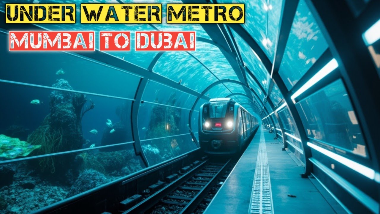 Mumbai to Dubai Underwater Train 🚄 | Maglev Technology, Route, Speed ...