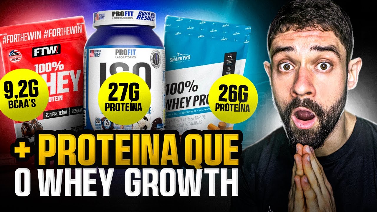 🚨Usei os 7 Melhores Whey Protein do Brasil e Descobri Qual Realmente ...