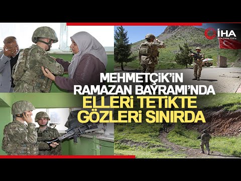 Nöbet Tutan Mehmetçik'e Bayram Sürprizi! Gözyaşlarını Tutamadı...