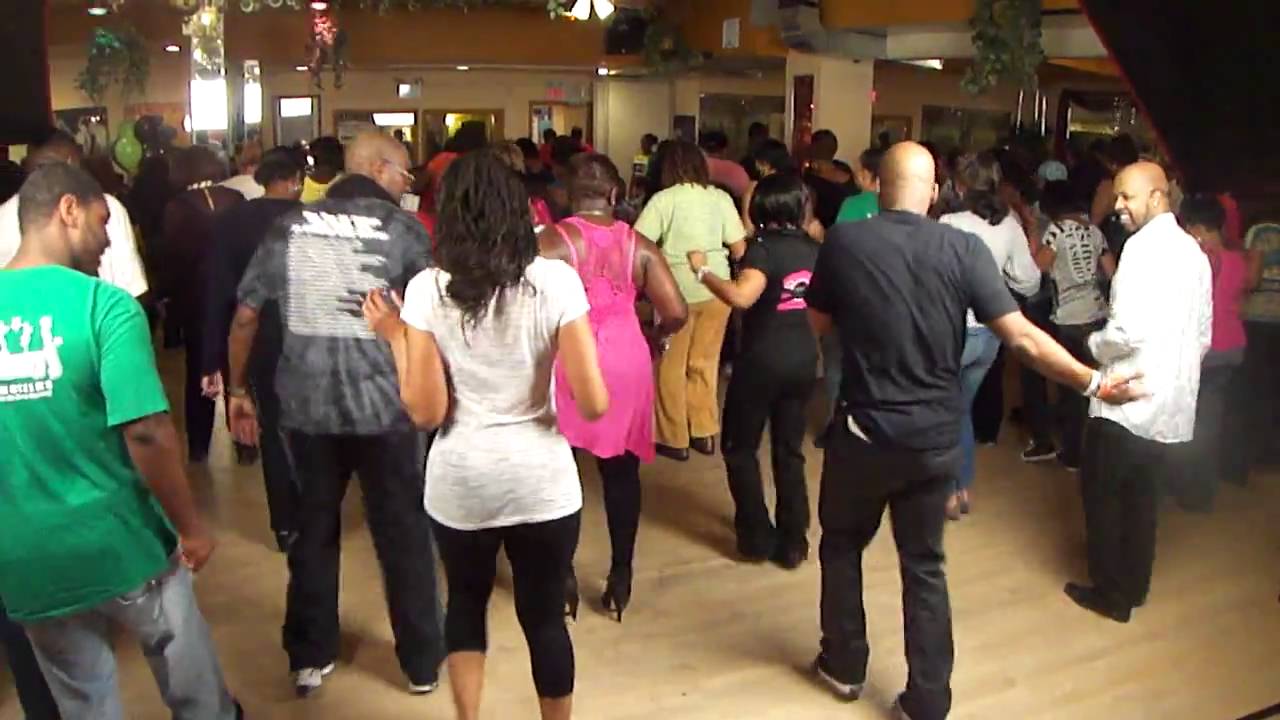 Lorenzo Evans Teaches Soul Food Line Dance - YouTube