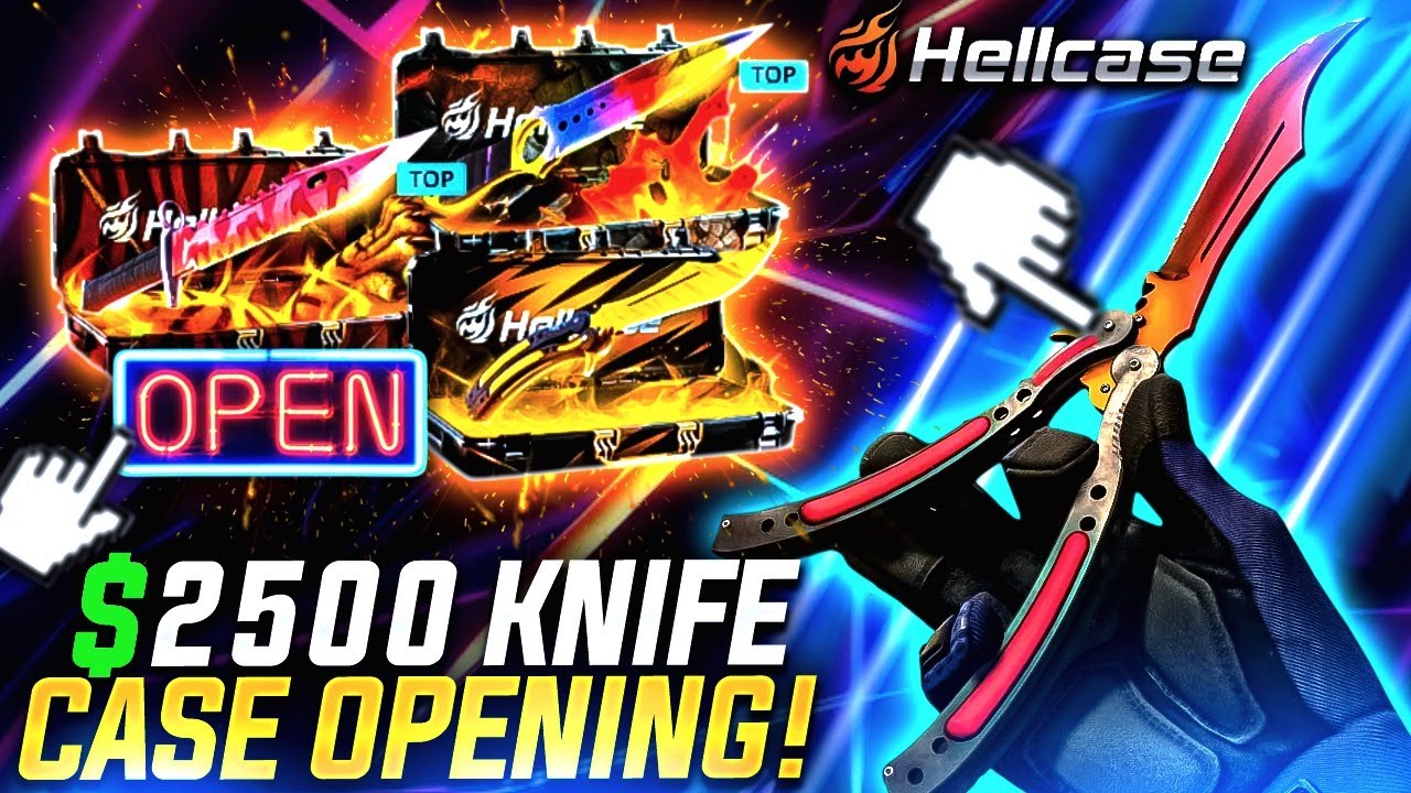 $2500 KNIFE CASE OPENING ON HELLCASE !! !? ! HELLCASE PROMO CODE 2025 ...