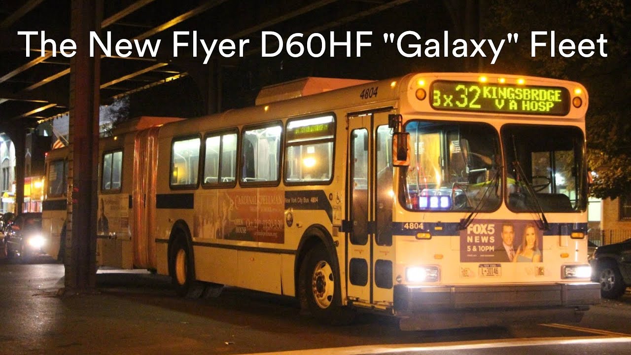 MTA NYC Bus: The 1999-2003 New Flyer D60HF "Galaxy" Fleet - YouTube
