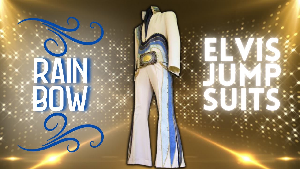 Elvis JUMPSUITS | Blue Rainbow Suit / Blue Swirl Suit #ElvisPresley # ...