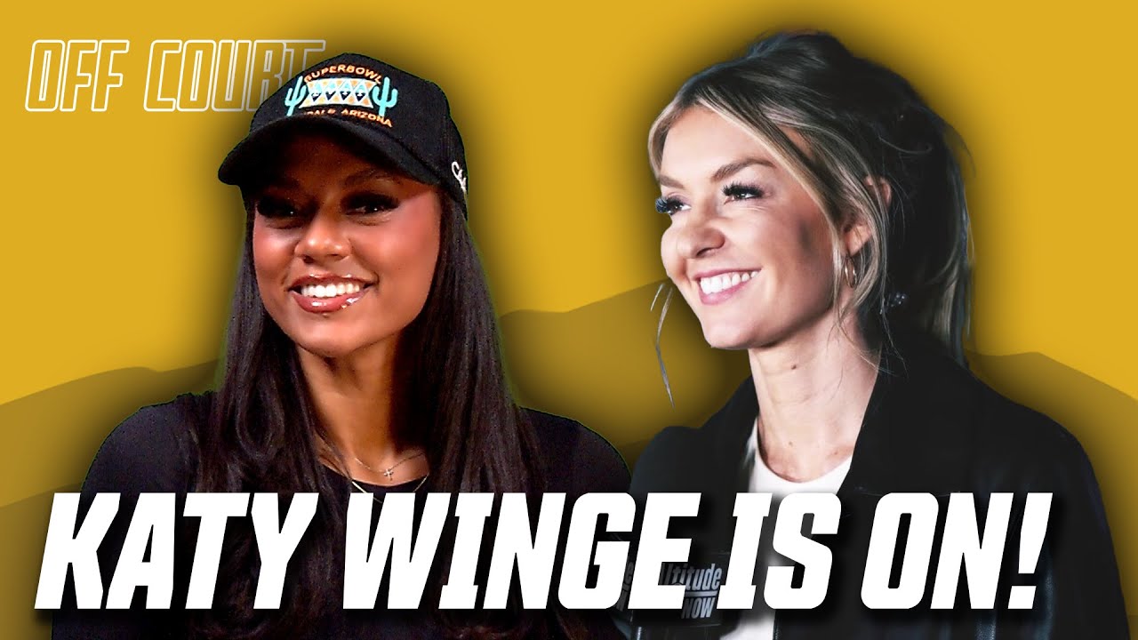 KATY WINGE JOINS LIV | OFF COURT | August 21, 2024 - YouTube