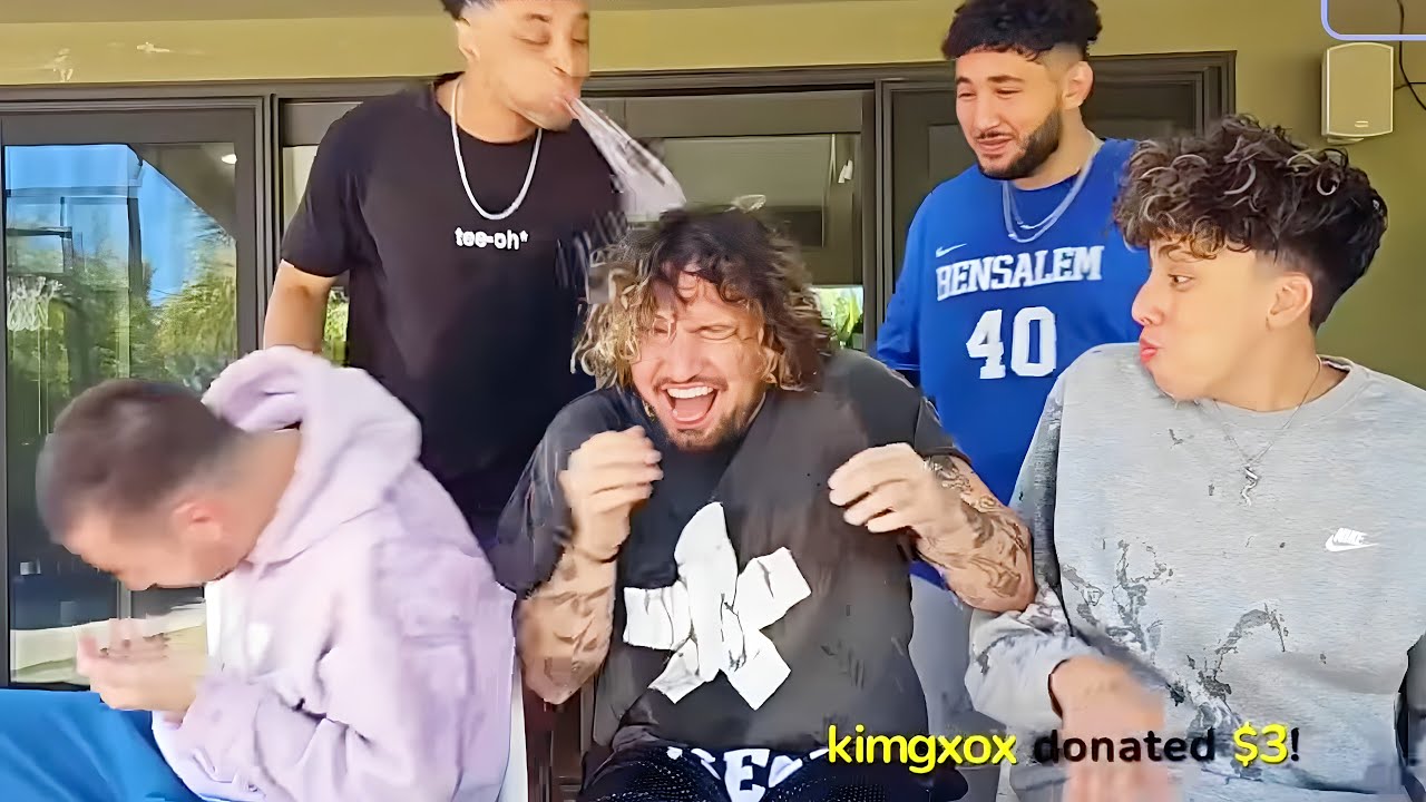 5 GUYS TRY NOT TO LAUGH CHALLENGE (W/ CAMBOYS) - YouTube