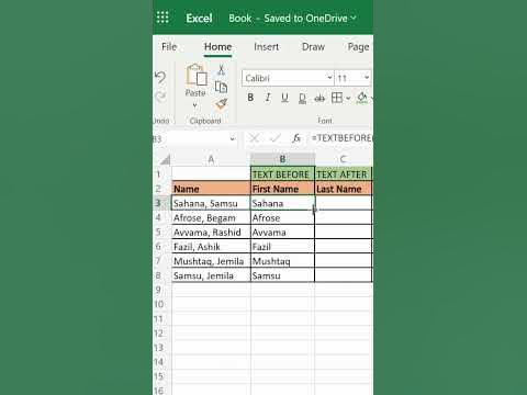 Excel Shortcut 14 - New Text Manipulation functions - YouTube
