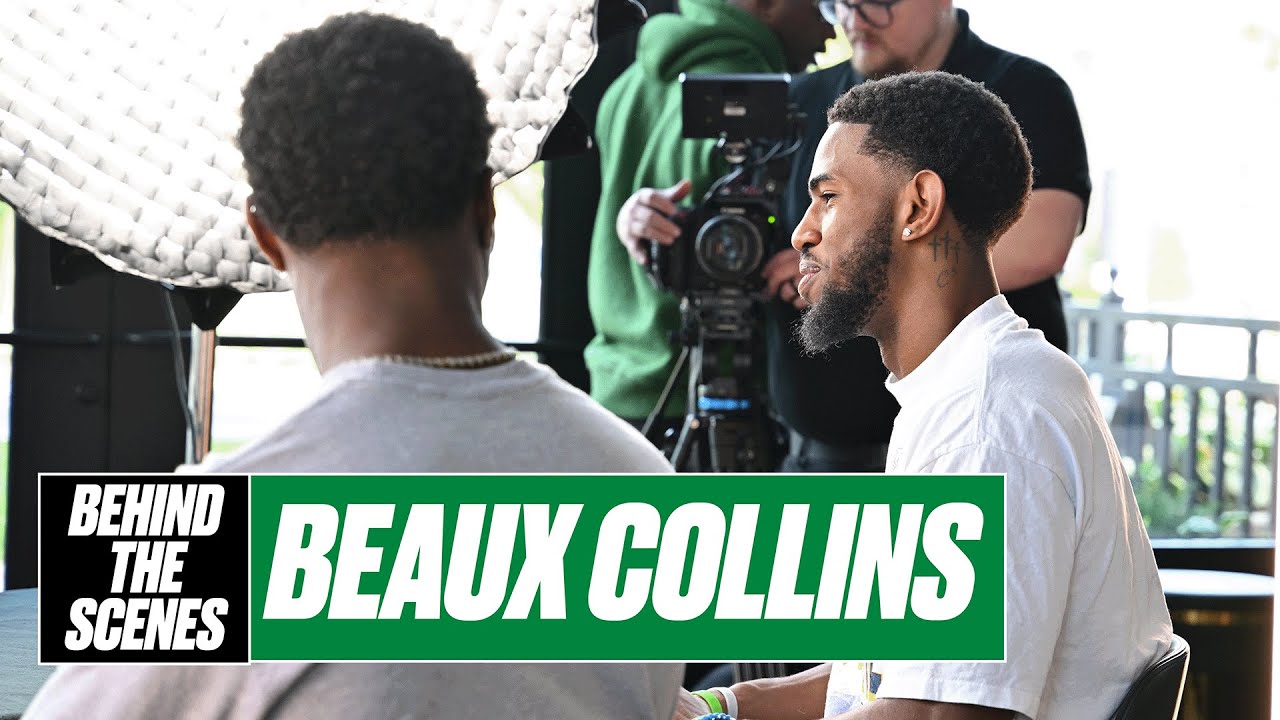 Behind The Scenes with Notre Dame WR Beaux Collins! - YouTube