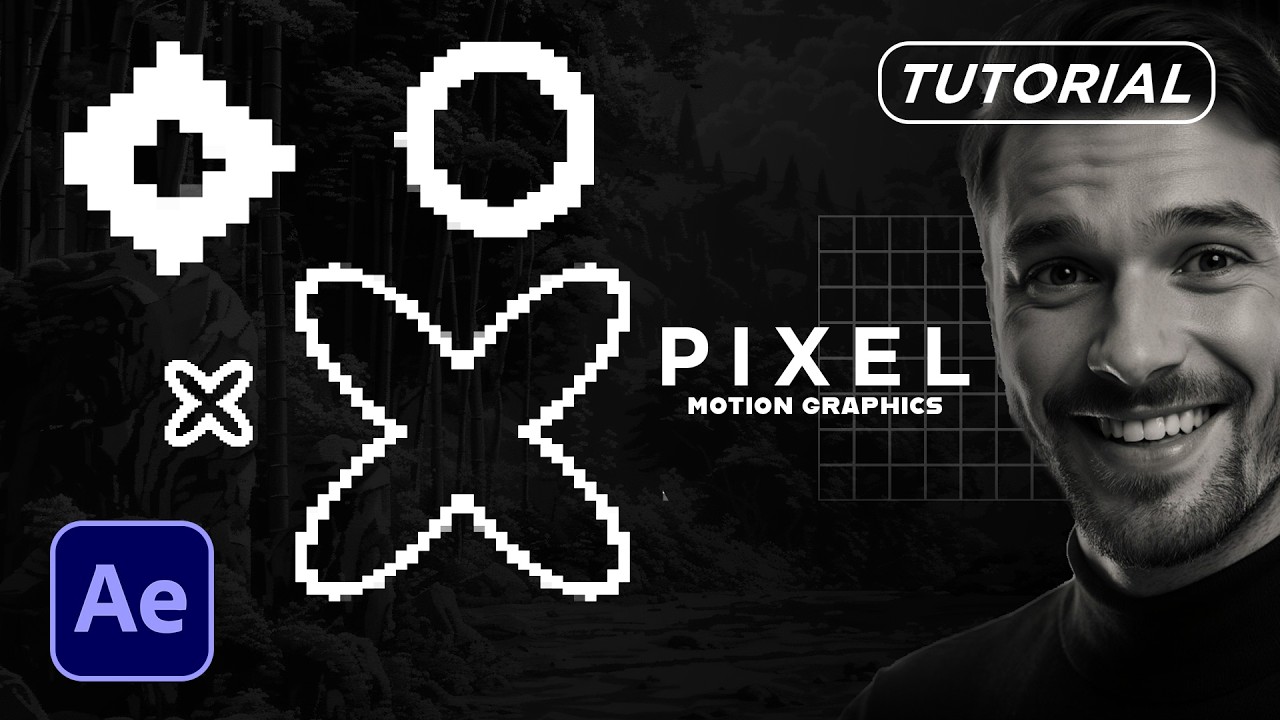 Pixel Effect Animation Tutorial in After Effects | Easy 8-Bit Motion Graphics - YouTube
