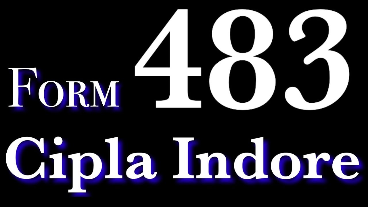 1: Cipla Indore 483 observations April 2018 - YouTube