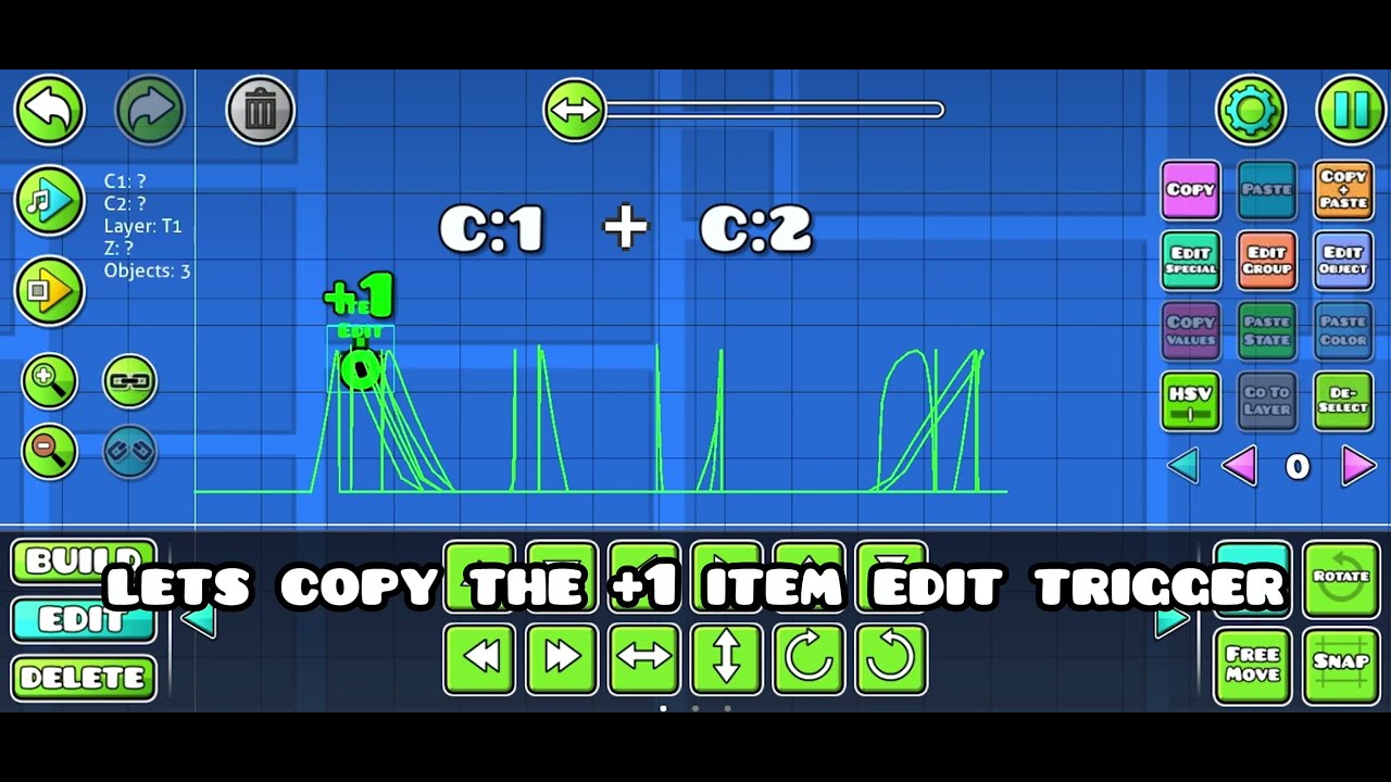How To Use The Item Edit Trigger Gd 2 2 Editor Youtube