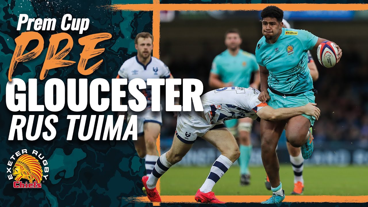 PRE-MATCH INTERVIEW: RUS TUIMA on Gloucester Rugby (A) Prem Cup - YouTube
