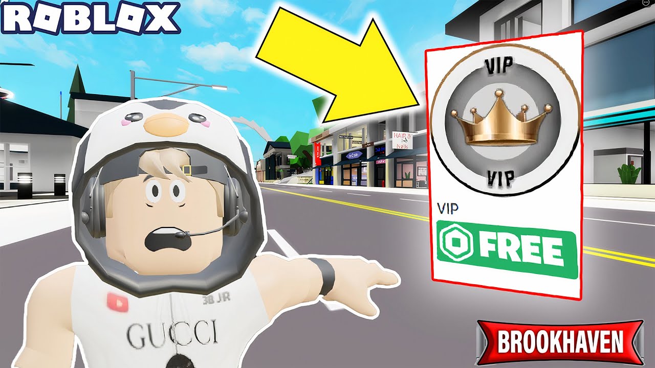 CARA MENDAPATKAN GAMEPASS VIP GRATIS di Brookhaven! - YouTube