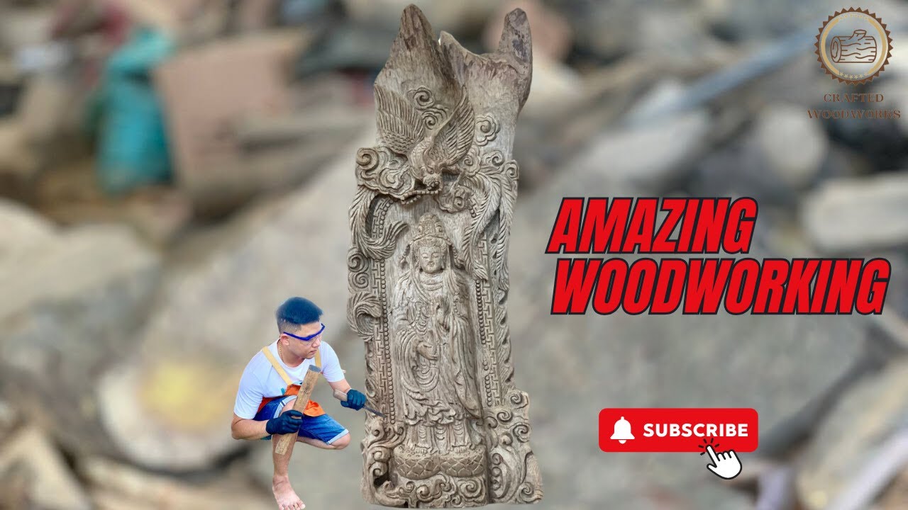 amazing woodworking || beautiful wood carving || Crafted Woodworks ...