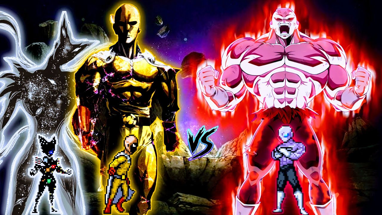 Epic | Cosmic Garou V2 & Accurate Saitama VS Jiren OP(All Form) in Jump ...