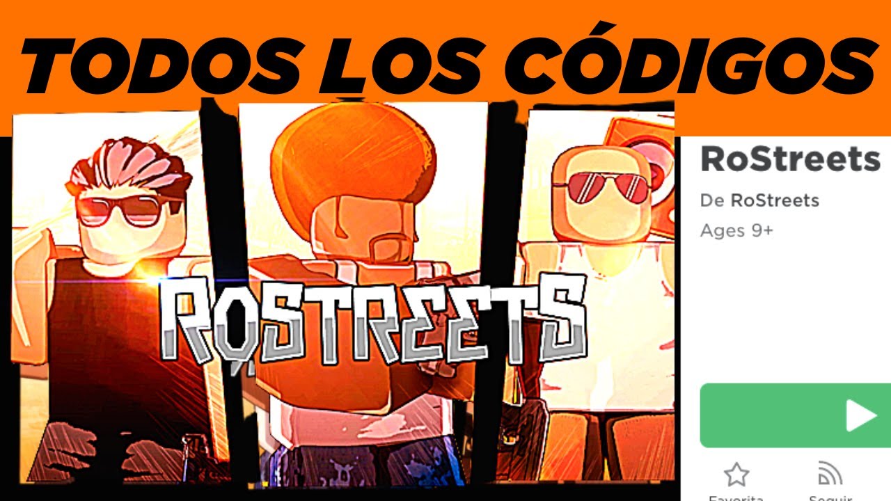 😍 *TODOS* los CODIGOS de RO STREETS roblox 2022 - RoStreets Codes 2022 - YouTube
