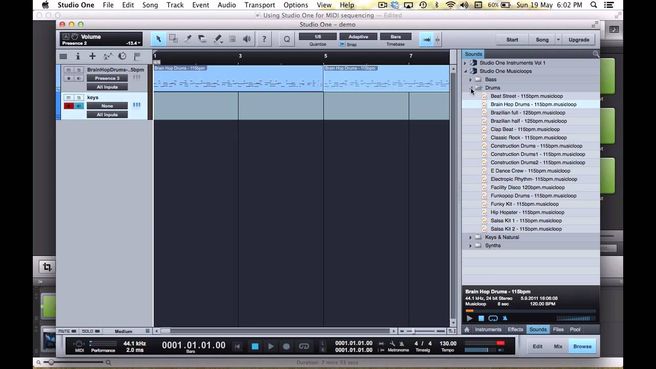 Using Studio One for MIDI sequencing - YouTube