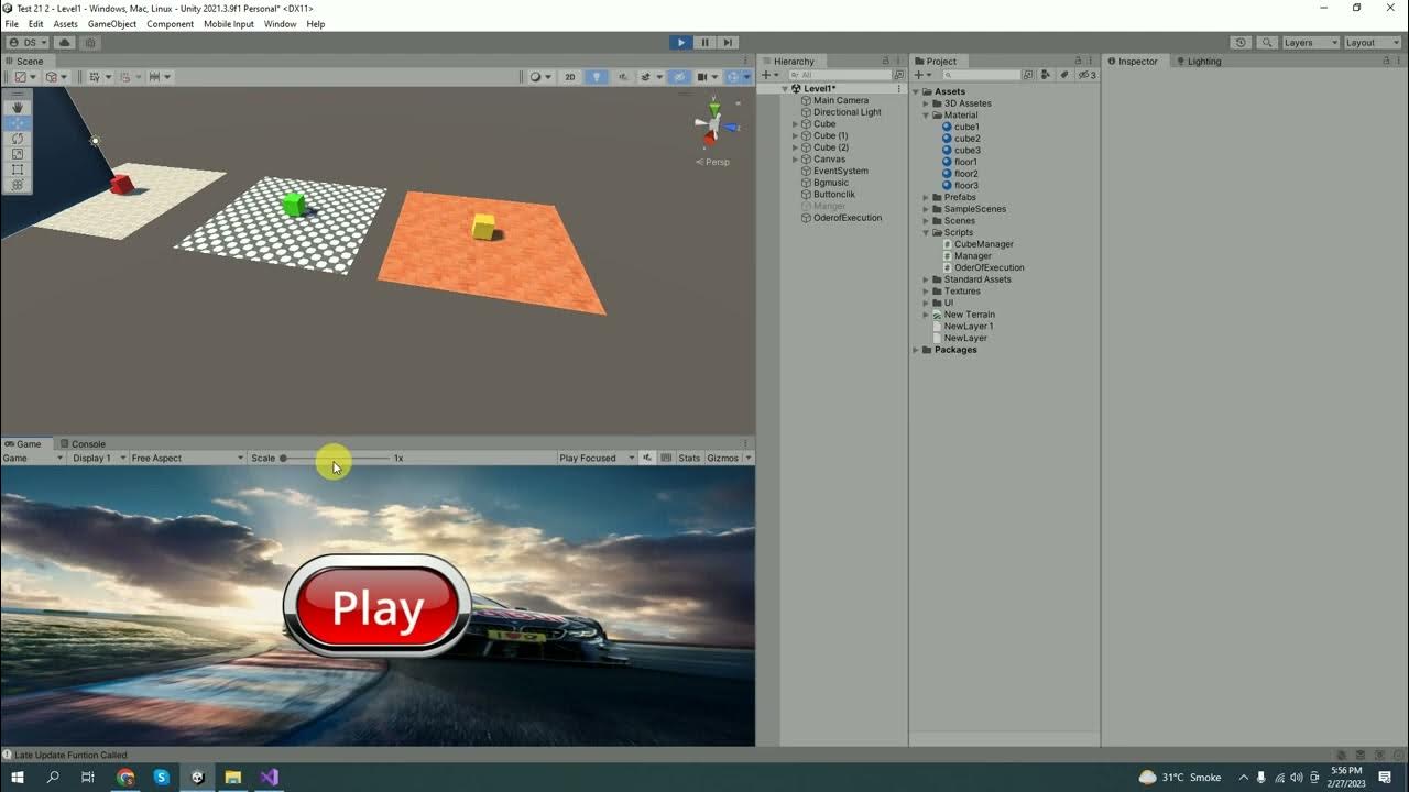 12. Unity3D Scripting API Pratice - YouTube