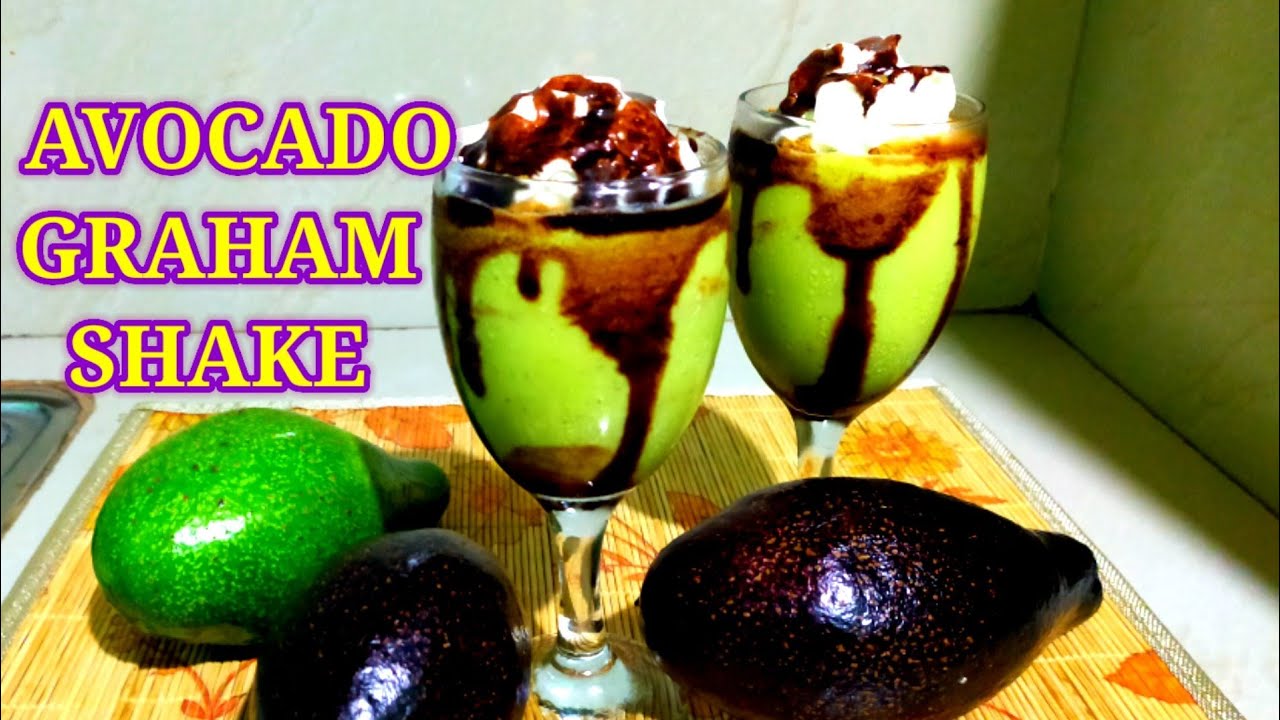 AVOCADO GRAHAM SHAKE | GANITO ANG GAWIN NYO SA AVOCADO ANG SARAP ...