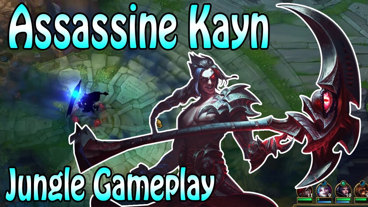Assassine Kayn (Shadow Blue Form) Jungle Gameplay - YouTube