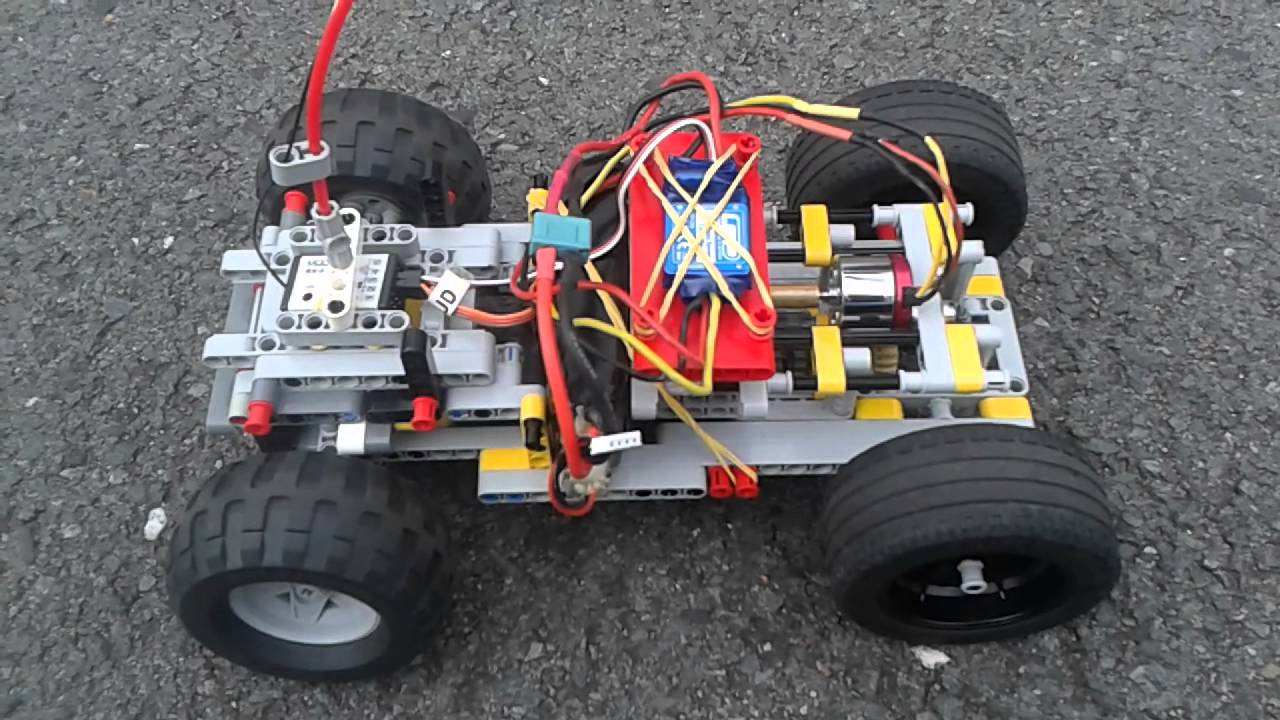 lego racer fast topspeed 49 km/h - remote control multiplex - YouTube
