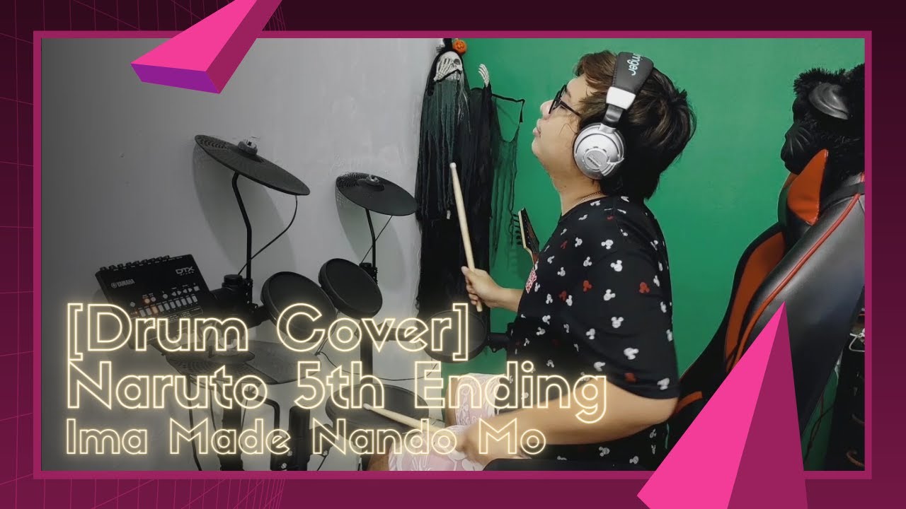 Naruto 5th Ending - Ima Made Nando Mo Drum Cover Rubahnakal (DTX452 ...