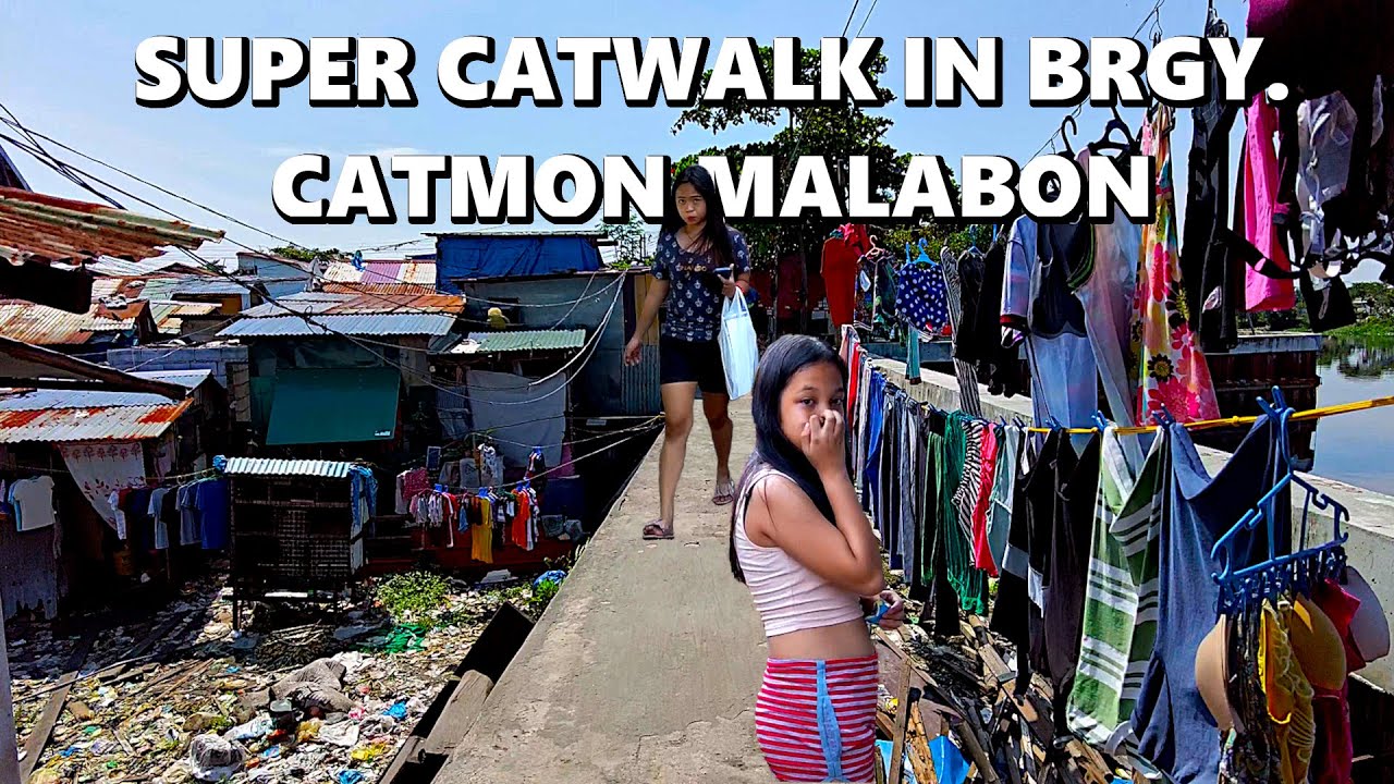 Super Catwalk on Hidden Slum of Catmon Malabon - Exploring the Hidden ...