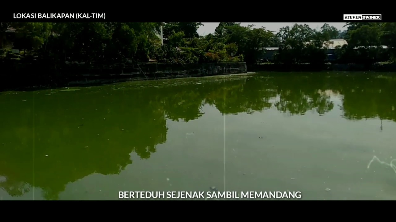 Waduk telaga sari Balikpapan airnya hijau memposona - YouTube