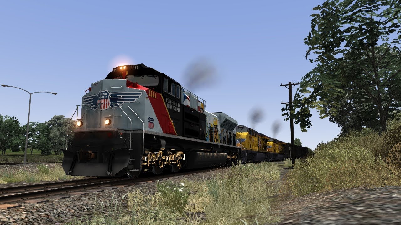 First Look at UP 1111 on Train Simulator!! - YouTube