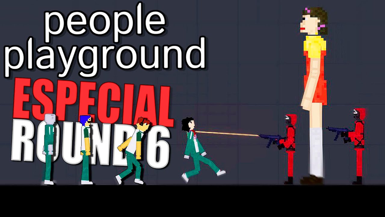 "Brincando" de Round 6, Squid game, no People playground (boneworks 2d ...