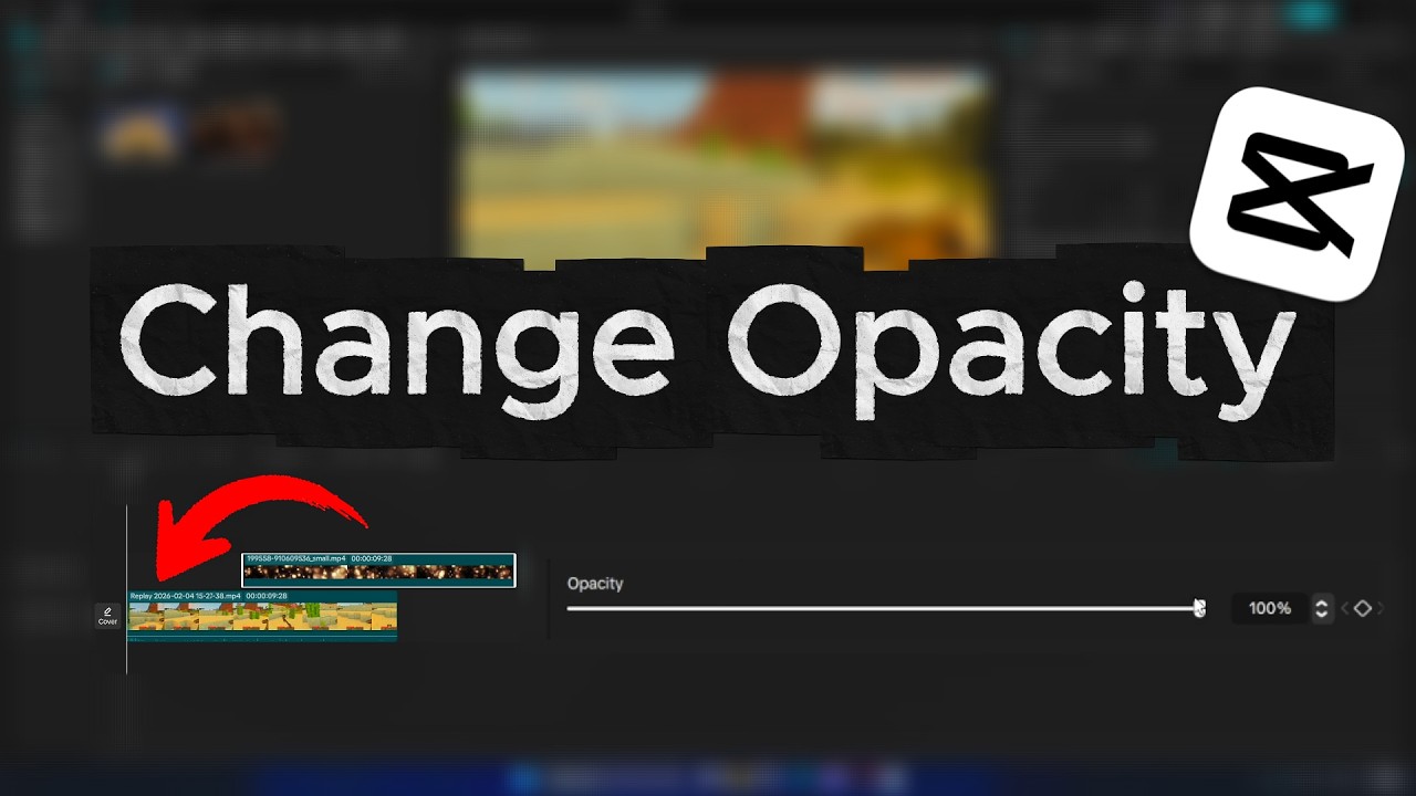 How To Change Opacity for Overlay Videos in CapCut | Opacity Editing ...