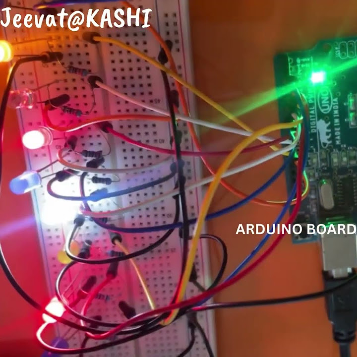 Disco Lights using Arduino - YouTube