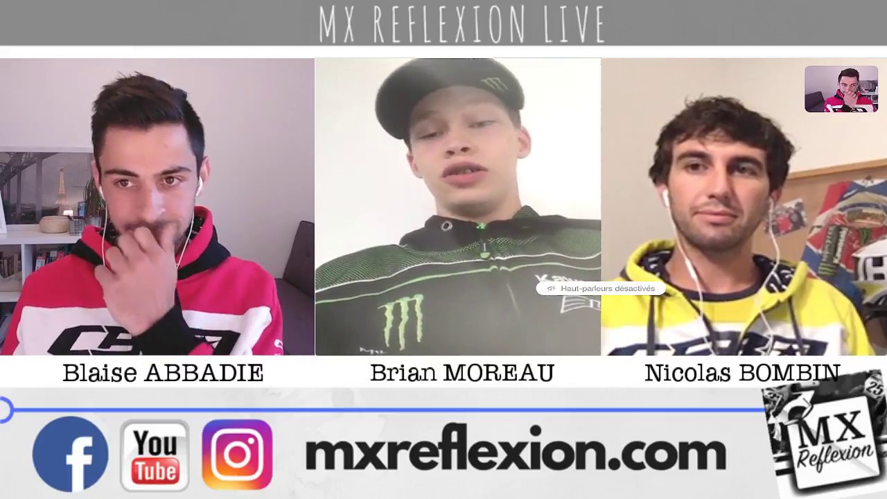 MX Reflexion Live avec Brian Moreau - YouTube