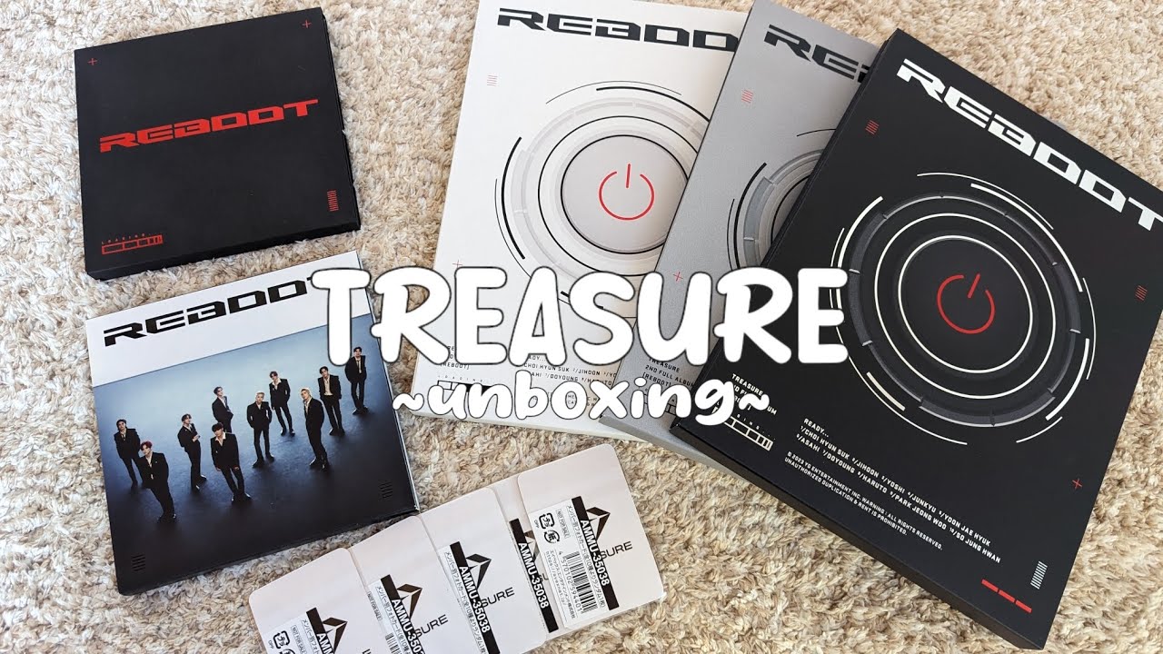 〚TREASURE〛REBOOTアルバム開封！ - YouTube