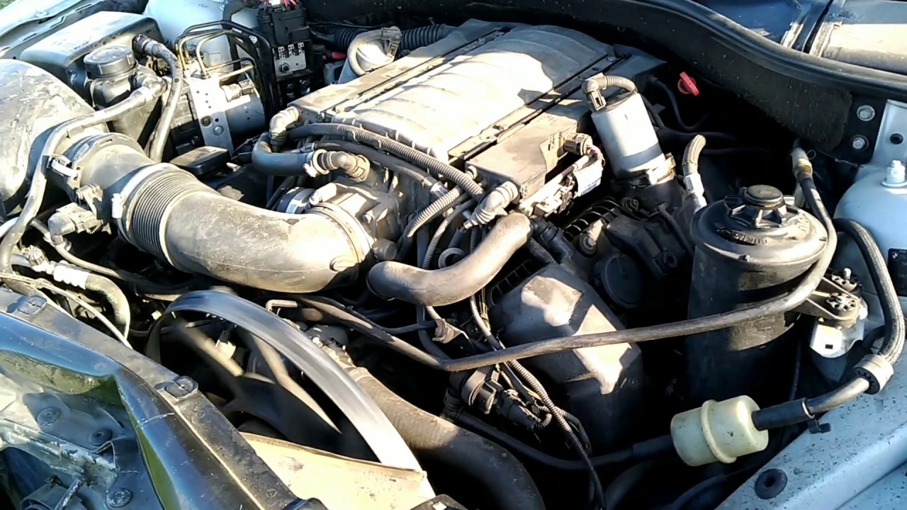 BMW 7 E65 двс N62B36A 3.6л 32V АКПП GA6HP26Z 2002г - YouTube