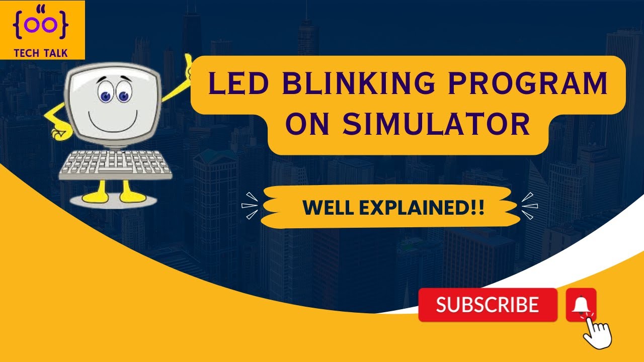 IOT LED Blinking Program on Simulator - YouTube