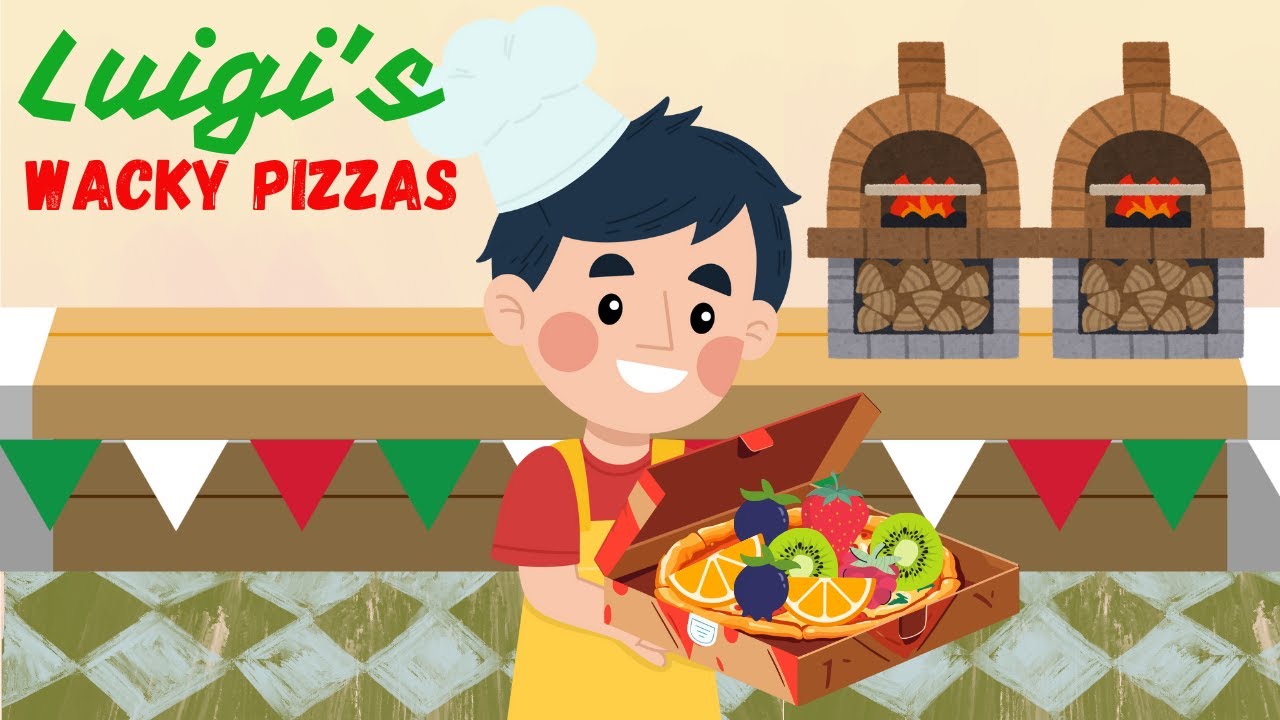 FRUIT SALAD PIZZA! - Luigi's Wacky Pizzas | Counting 1-6 for Early ...