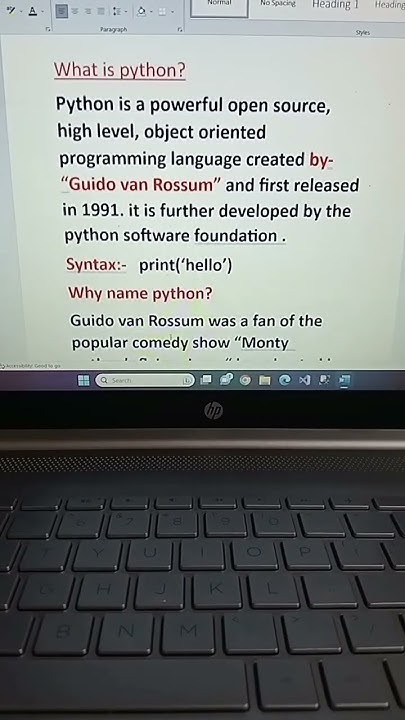 what is python - YouTube
