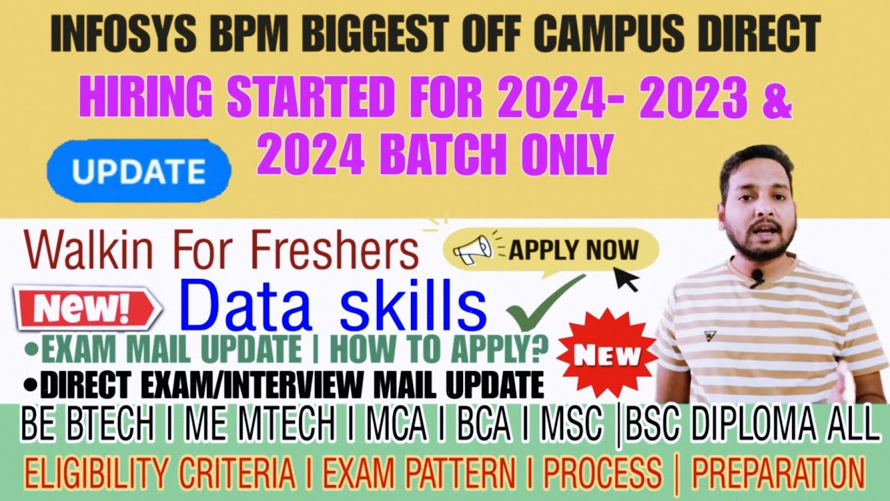 Infosys BPM Off Campus Mass Hiring | Infosys BPM Biggest Recruitment ...