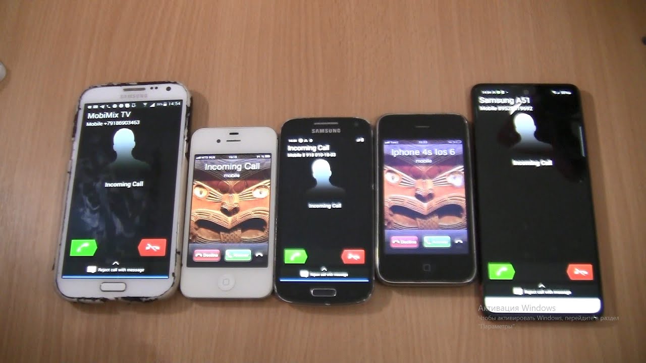 Triple Sony fake on Samsung S4 mini+A51+Note 2 fake incoming call ...