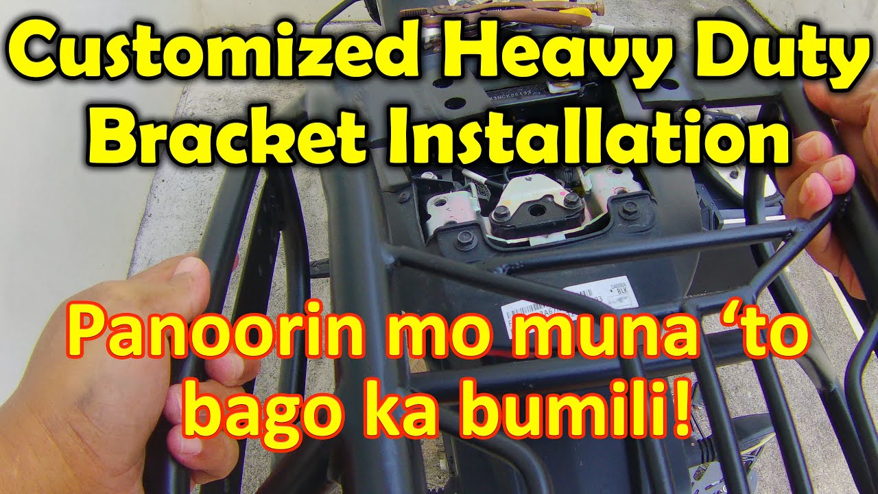 Customized Heavy Duty Bracket for Dominar 400 UG Installation - YouTube