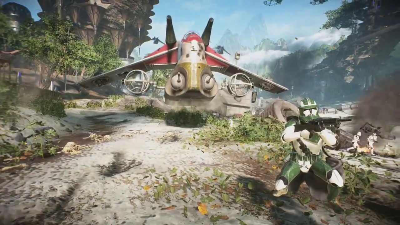 Star Wars Battlefront 2 Galactic Assault [Kachirho Beach][Kashyyyk ...