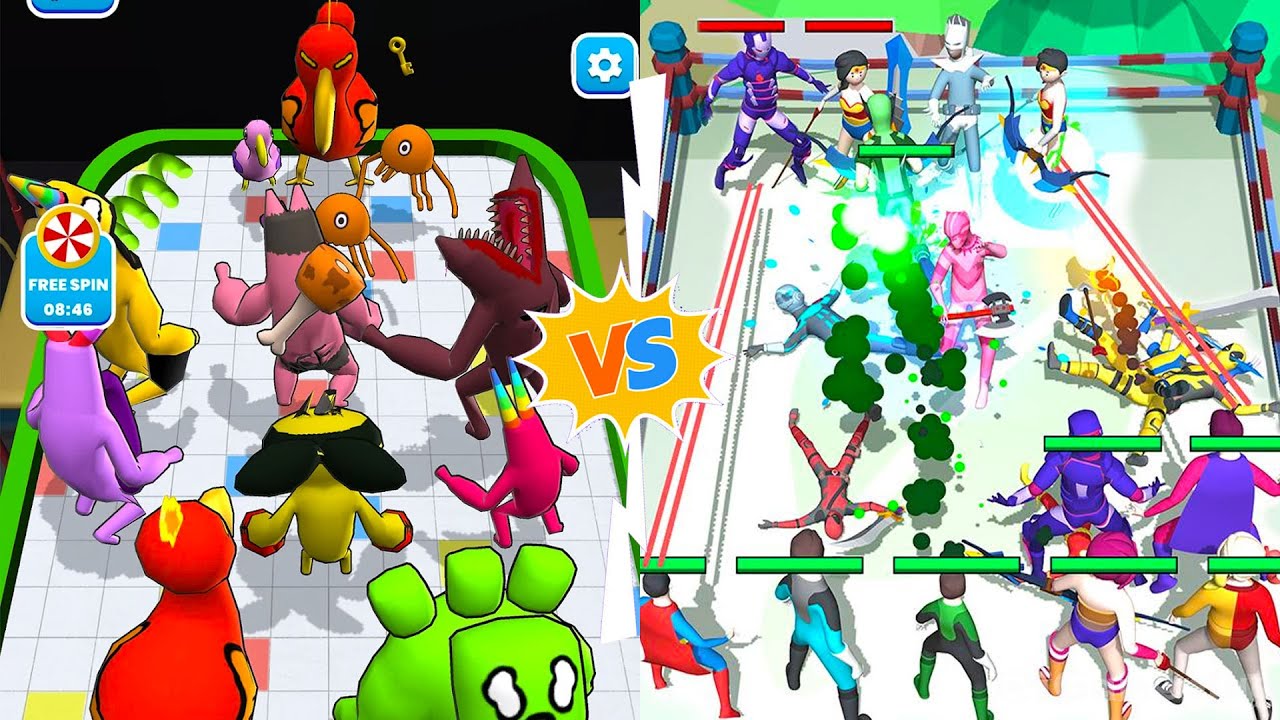 Scary Garden Monster Fight Vs Merge Super Hero, Merge Battle Gameplay ...