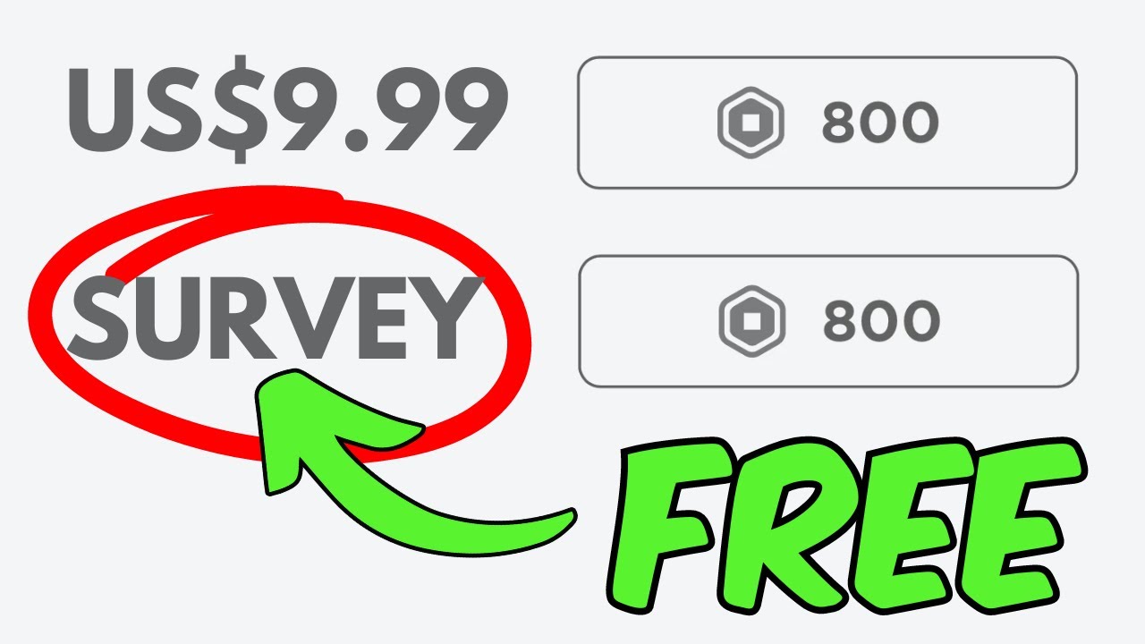 How To Get Free Robux With Surveys - YouTube