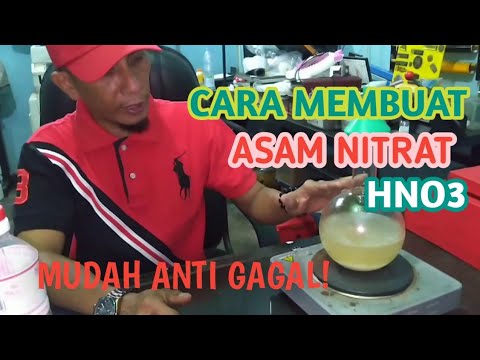 CARA MEMBUAT ASAM NITRAT (HNO3) - YouTube