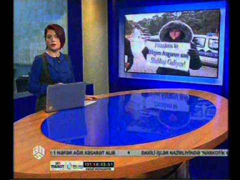 QAT ın qadın qolunun üzvləri BMT nin Bakı Ofisinin qarşısında  etraz aksiyası keçiriblər