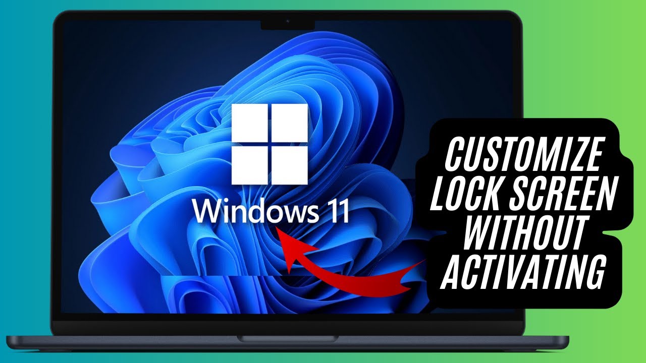 How to Change Lock Screen Without Activating Windows 11 24H2 - YouTube