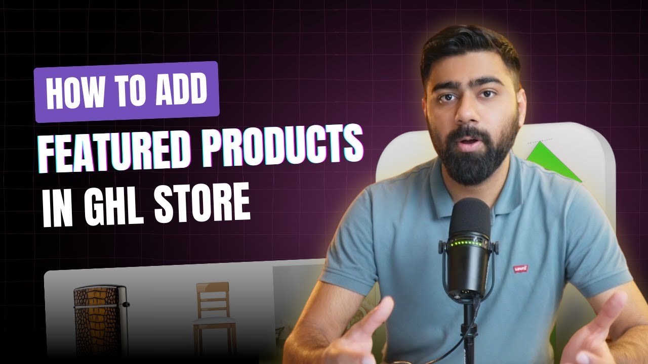 How to Add Featured Products in Go High Level Store - YouTube
