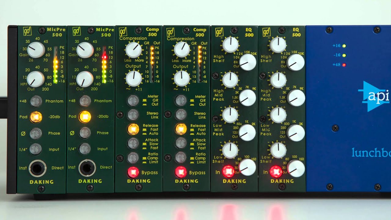 Daking Audio 500 Recording System - YouTube